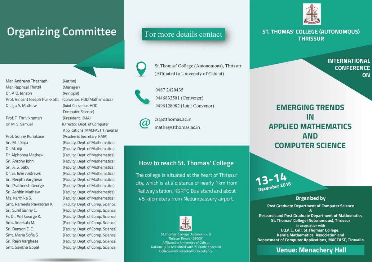 Computer Science-Conference Archives - St Thomas College (Autonomous)