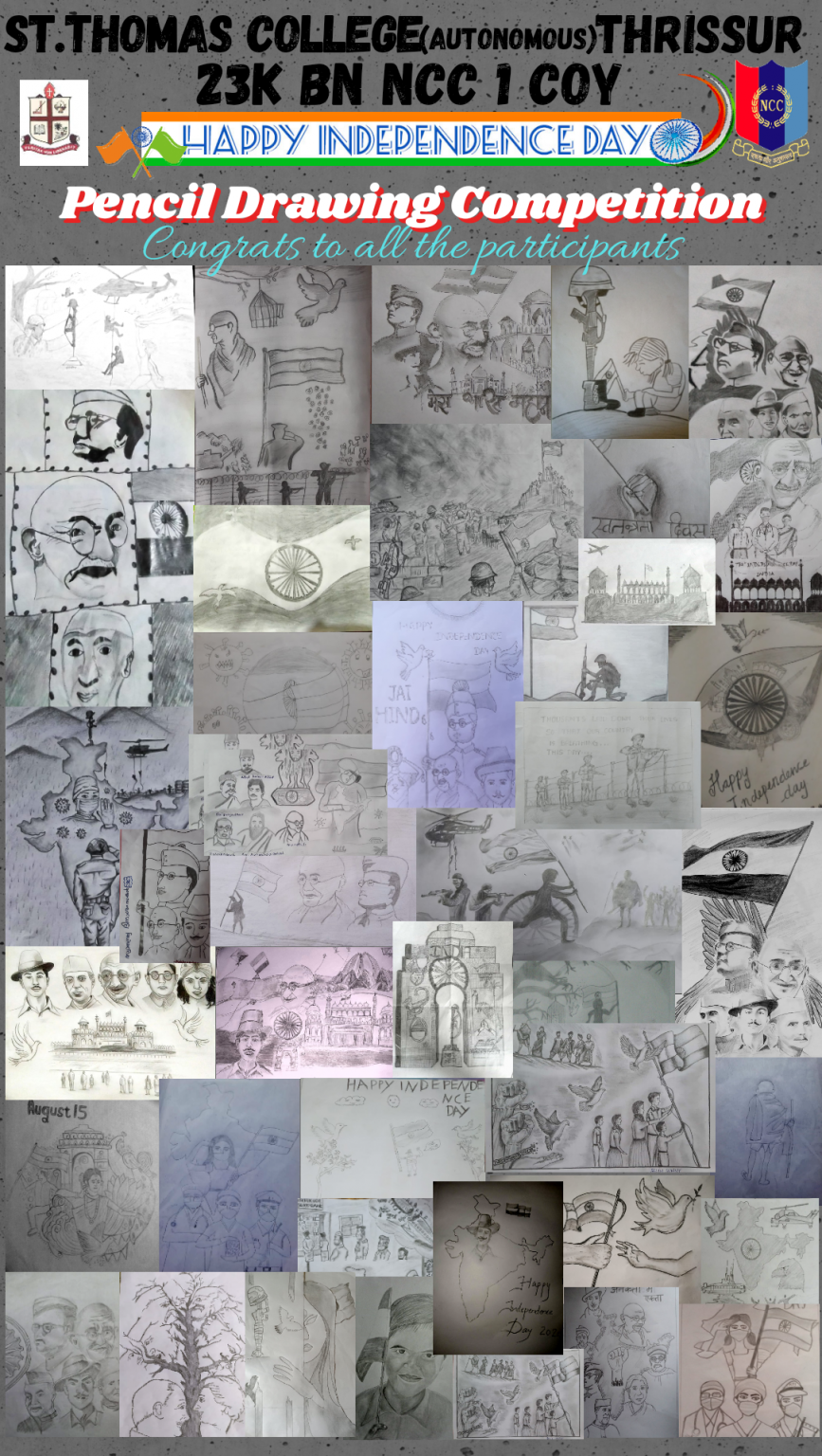 Independence Day Pencil Drawing Competition. - St Thomas College ...