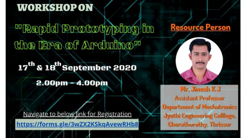 Rapid Prototyping in the Era of Arduino: Department of Electronics Workshop. - St Thomas College ...