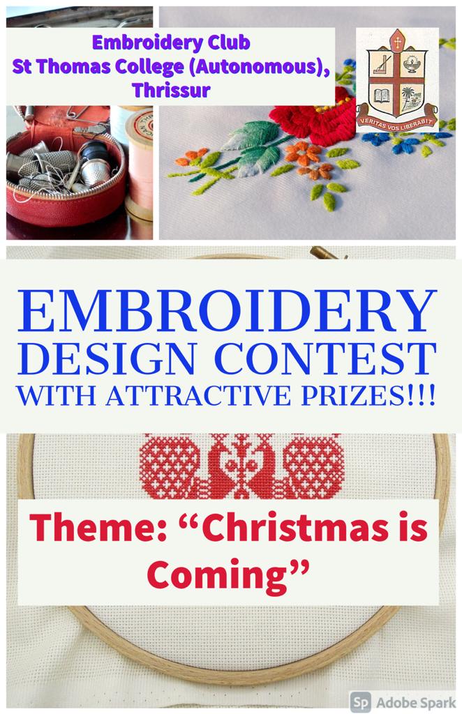 Embroidery Design Context - St Thomas College (Autonomous)
