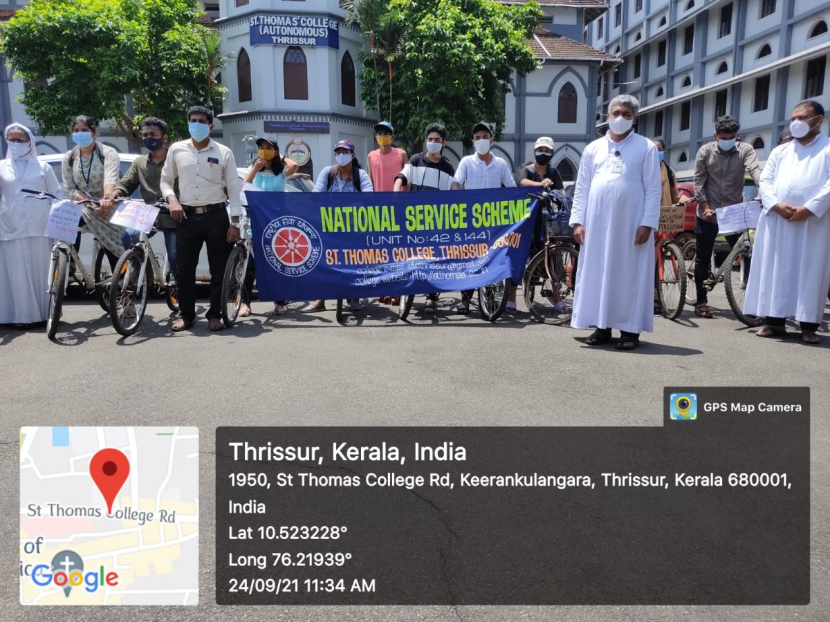 NSS Day Celebrations: 2021 - St Thomas College (Autonomous)