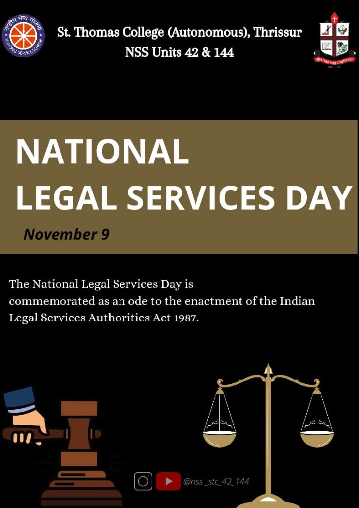 National Legal Services Day - St Thomas College (Autonomous)