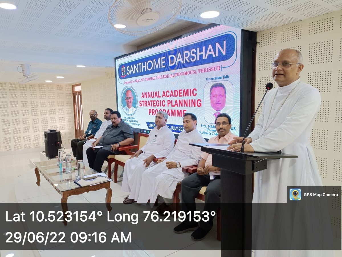 SANTHOME DARSHAN: Annual Academic Strategic Planning programme - St ...