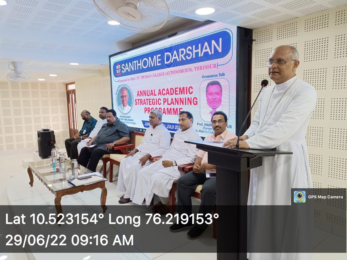 SANTHOME DARSHAN: Annual Academic Strategic Planning programme - St ...