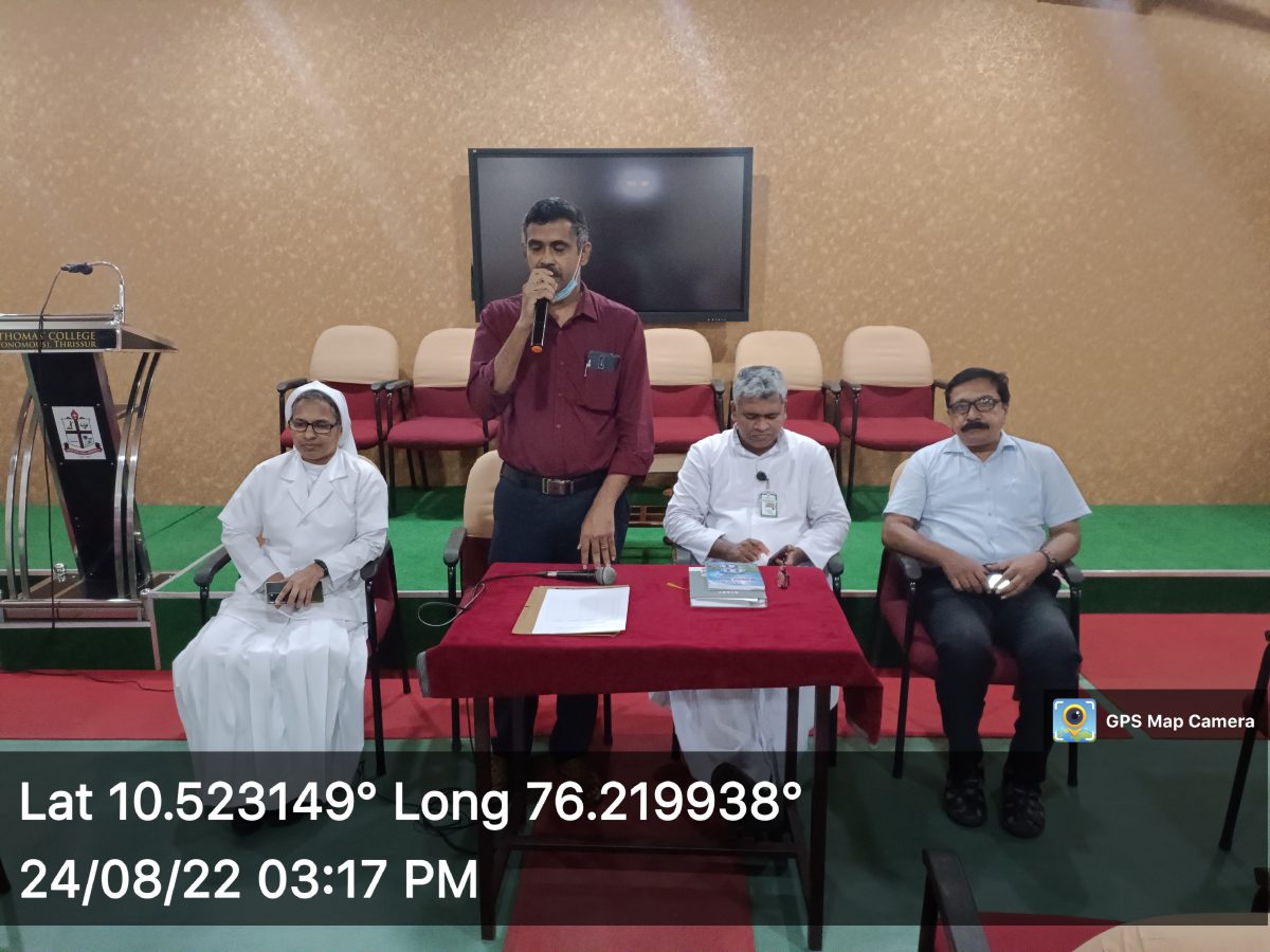 Research Scholars & Guides Meeting, 24.08.2022, Menachery Hall - St ...