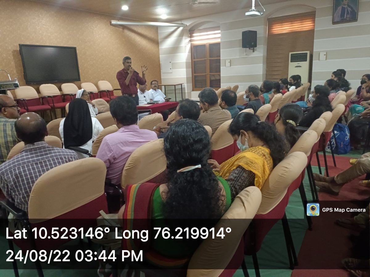 Research Scholars & Guides Meeting, 24.08.2022, Menachery Hall - St ...