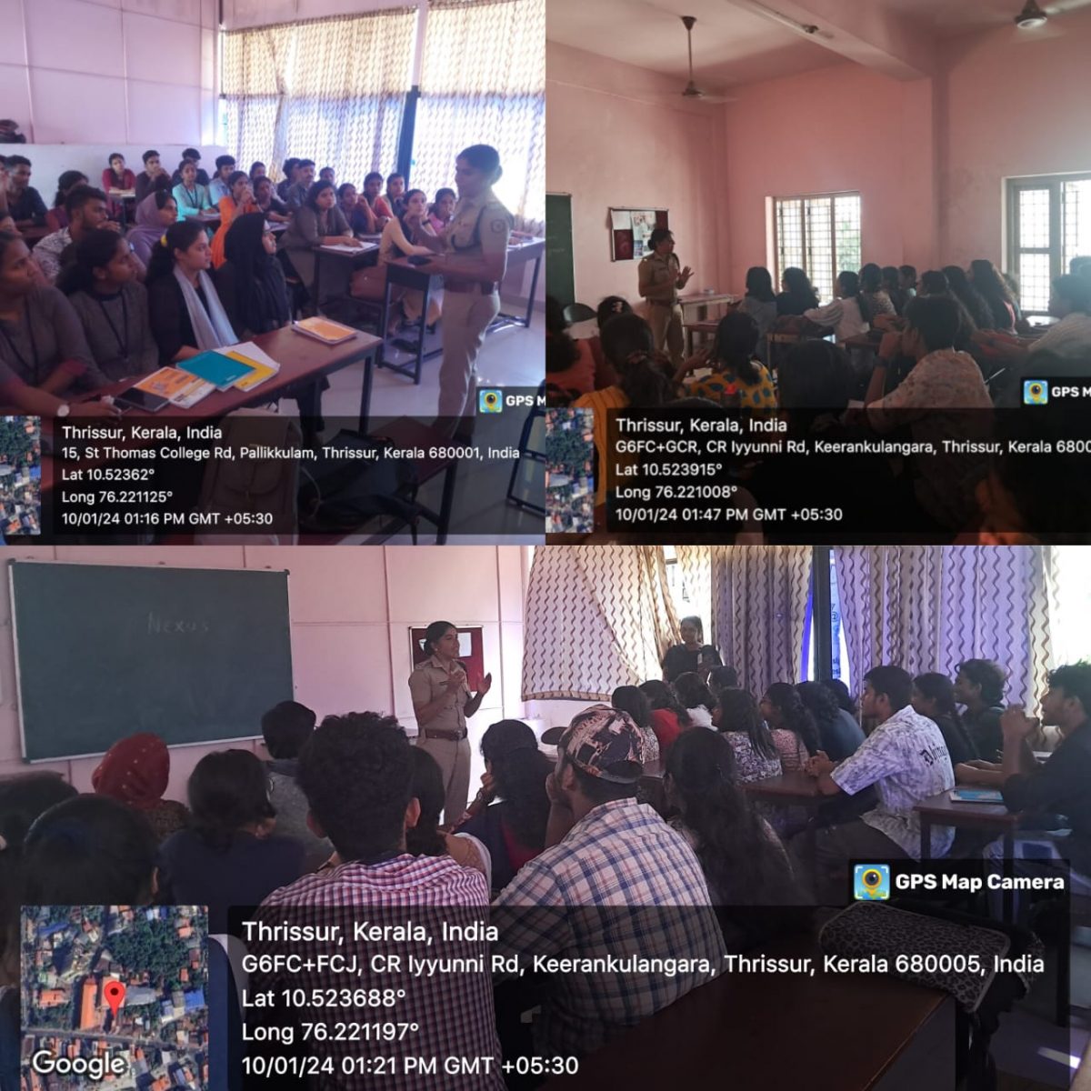 Interaction with Shri.Aparna Lavakumar, ASI of Police - St Thomas College (Autonomous)