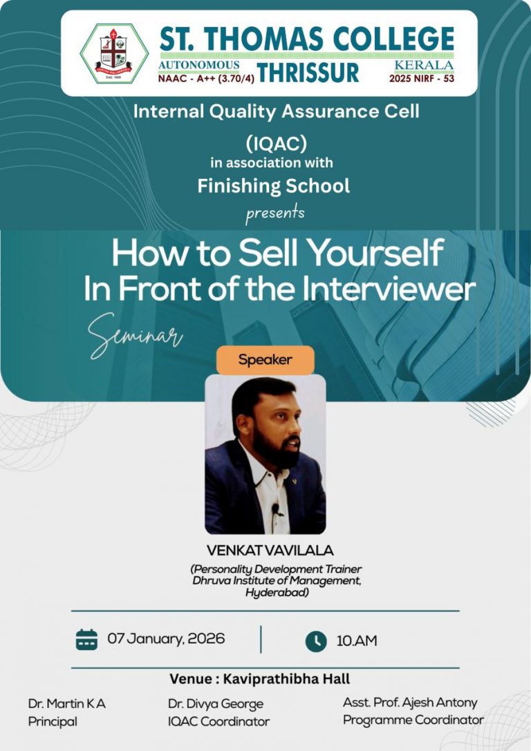 How to Sell Yourself in Front of the Interviewer - St Thomas College ...