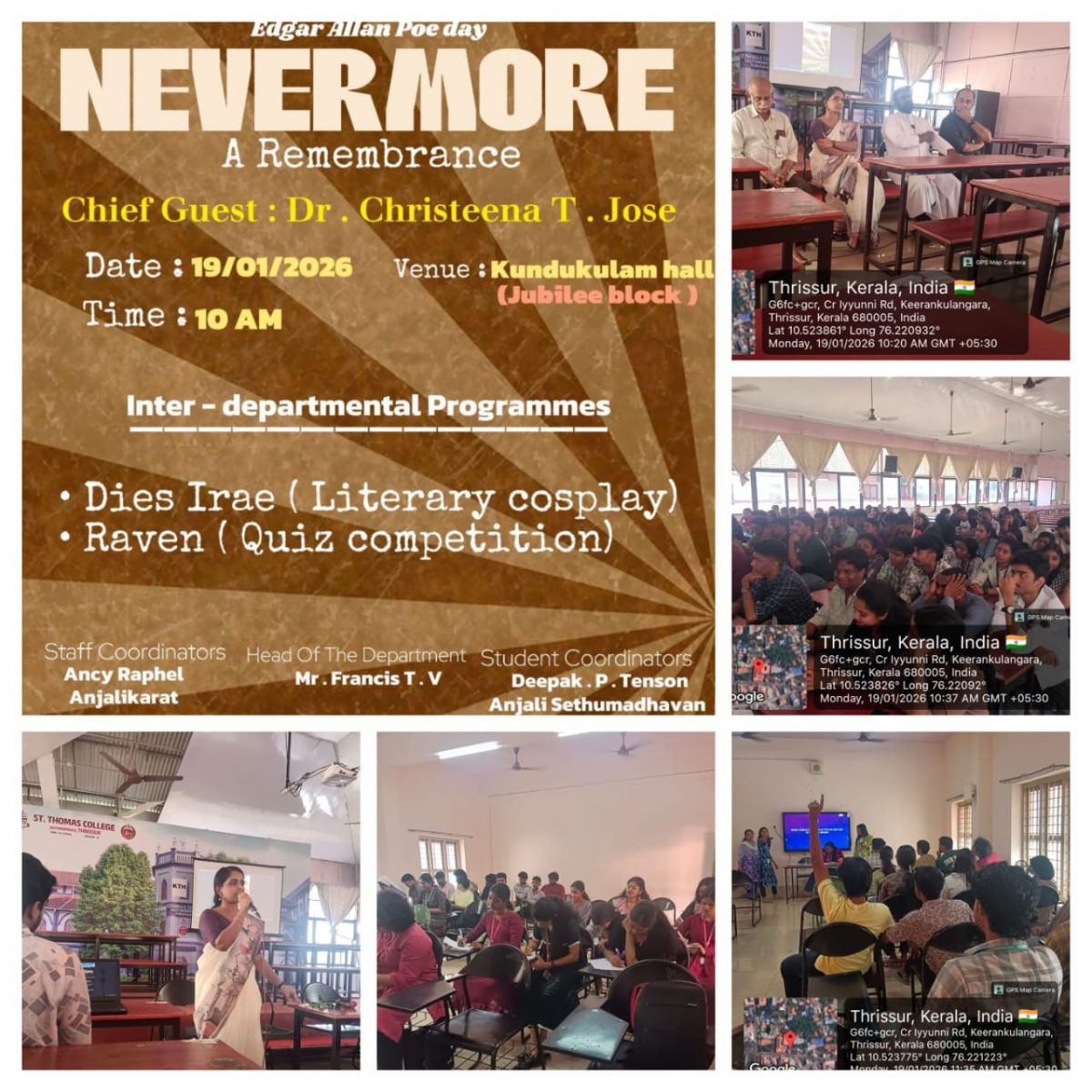 Nevermore: a remembrance, Edgar Allan Poe day - St Thomas College ...